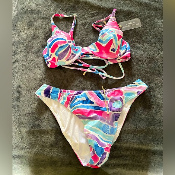 Kenny Flowers | Swim | Watercolors By Kenny Flowers Bikini | Poshmark